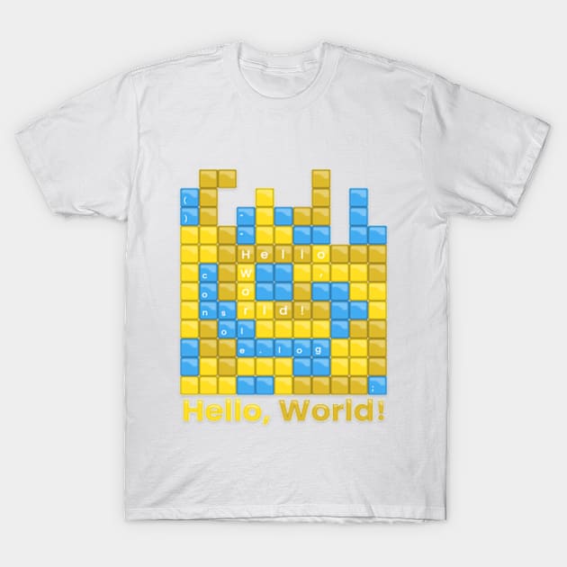 Hello, World! - JavaScript Edition - Hello World Javascript - T-Shirt | TeePublic